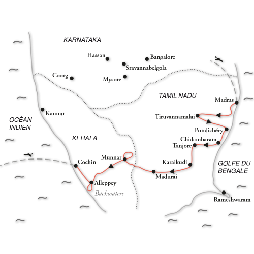 Voyage d'aventure en Inde Sud : temples Tamil Nadu, backwaters Kerala ...